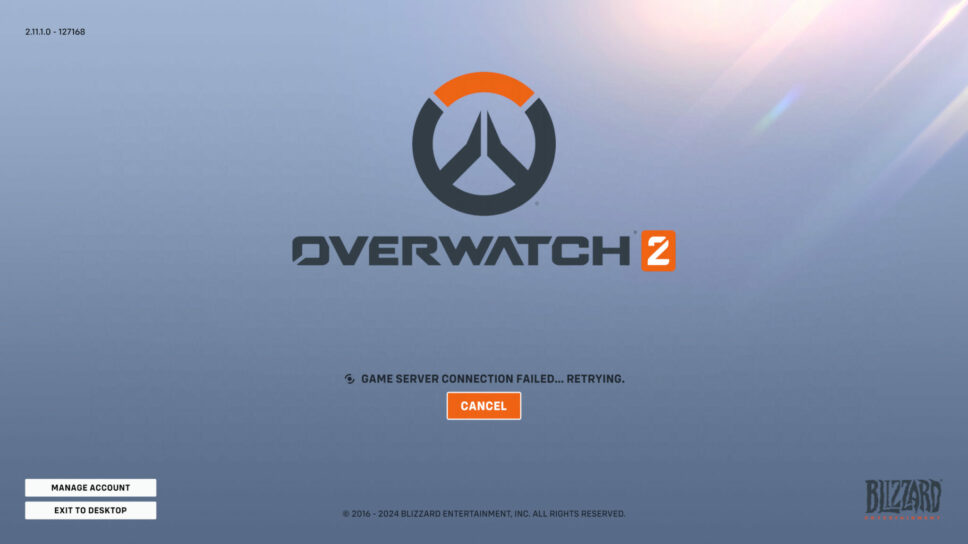 How to fix the Overwatch 2 “Game server connection failed… retrying ...