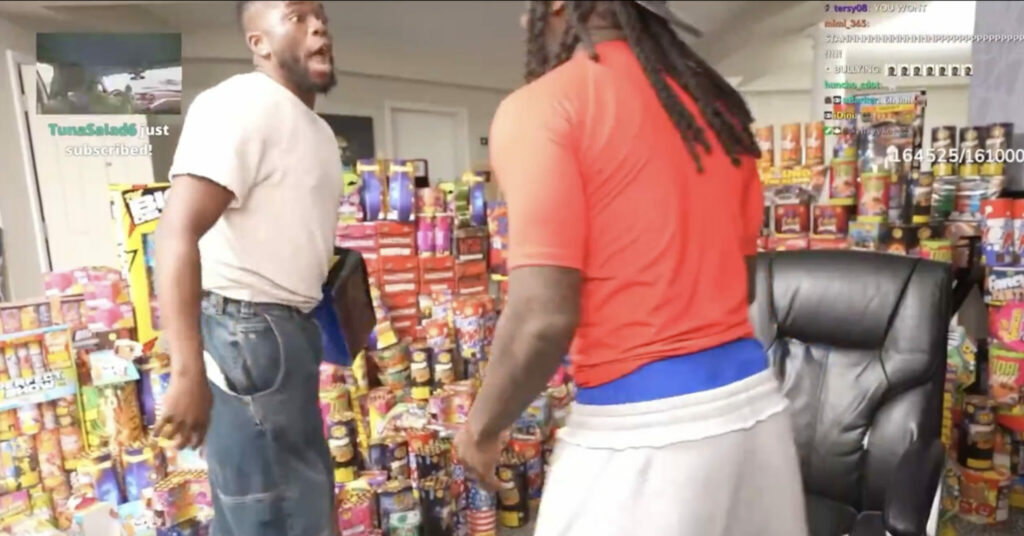 Was Kai Cenat and MrBeast’s fireworks fiasco real or fake? | esports.gg