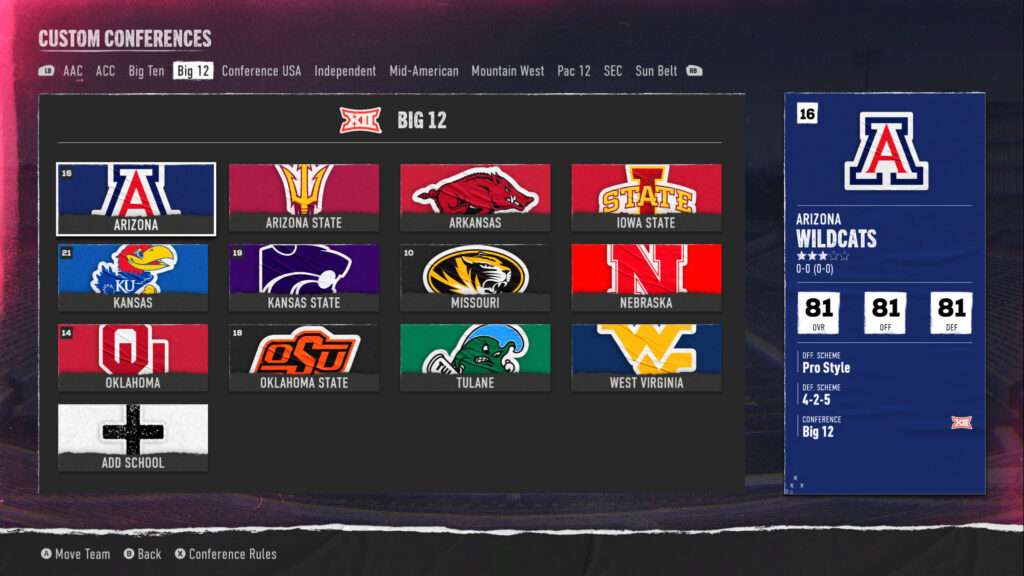 College Football 25 conference realignment ideas you have to try ...