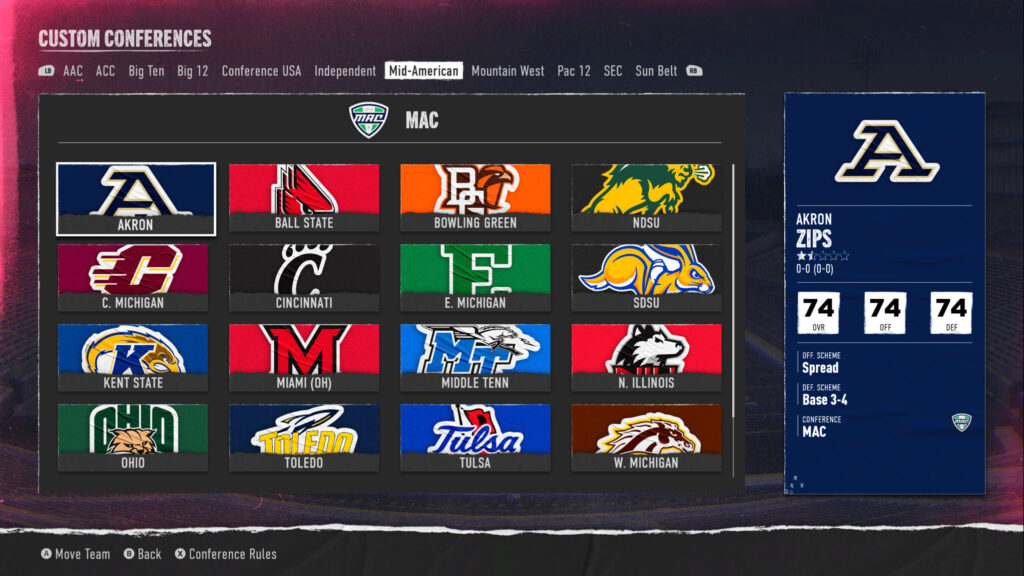 College Football 25 conference realignment ideas you have to try ...