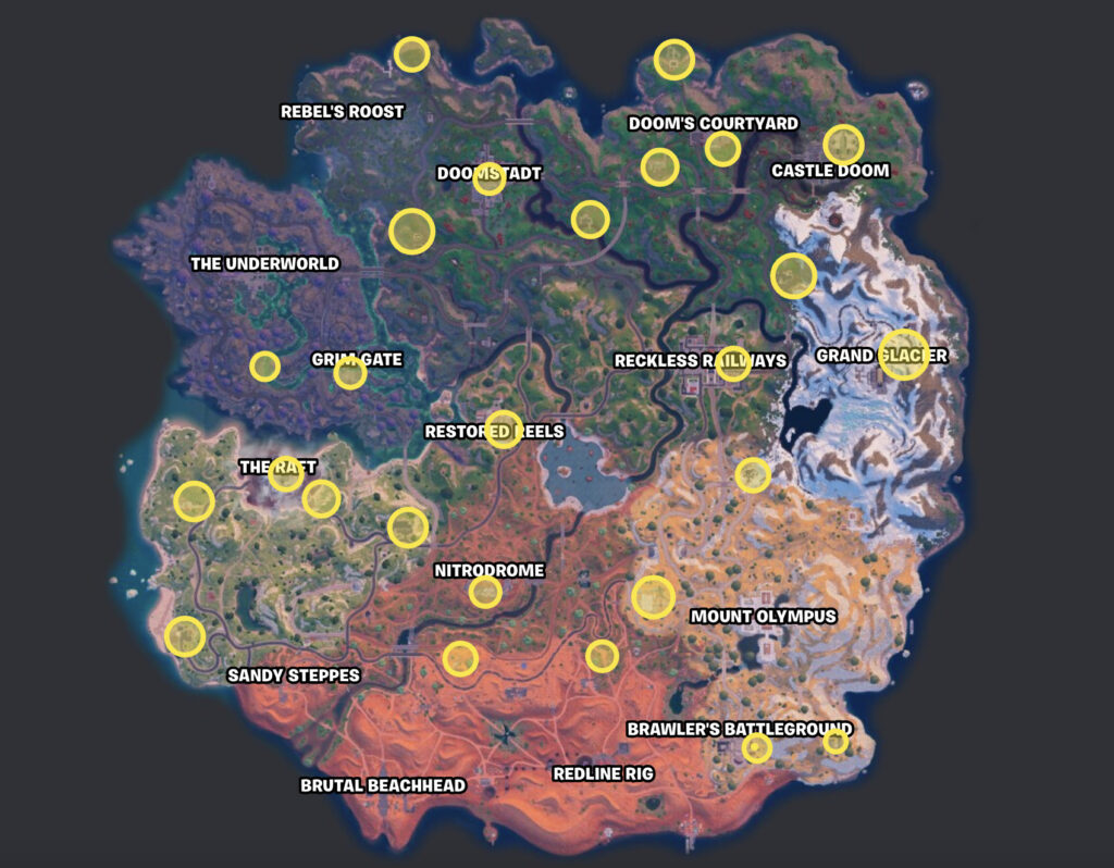 Fortnite Shadow Briefings: All locations and more | esports.gg