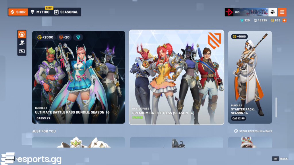 Overwatch 2 shop rotation and shop reset countdown | esports.gg